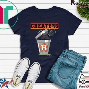 Houston Trashtros Asterisks Cheaters Trash Can Tee Shirts