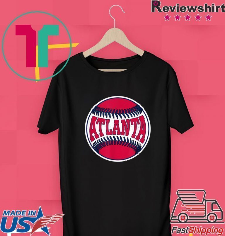 Vintage Atlanta Baseball Stitches ATL Gameday Retro Tee Shirts