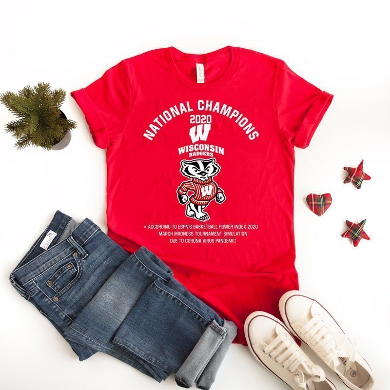 Wisconsin Badgers National Champions 2020 Tee Shirts