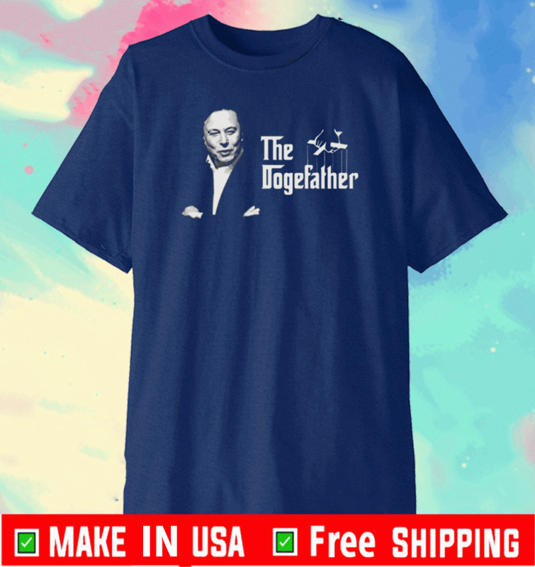 Elon Musk The Dogefather Dogecoin Doge Meme 2021 T-Shirt - Teeducks