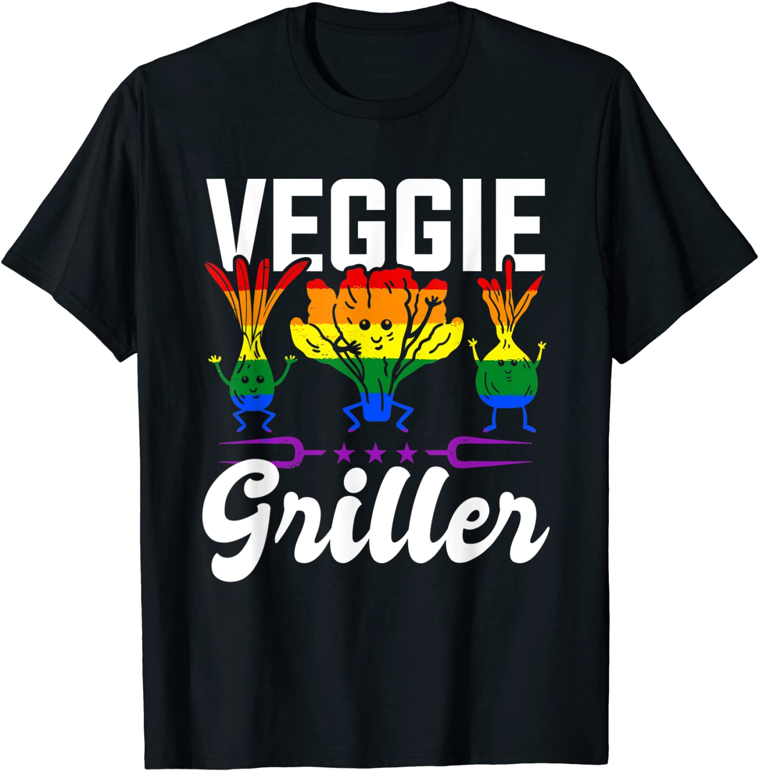 LGBT Veggie Vegetable Lover BBQ 2022 T-Shirt