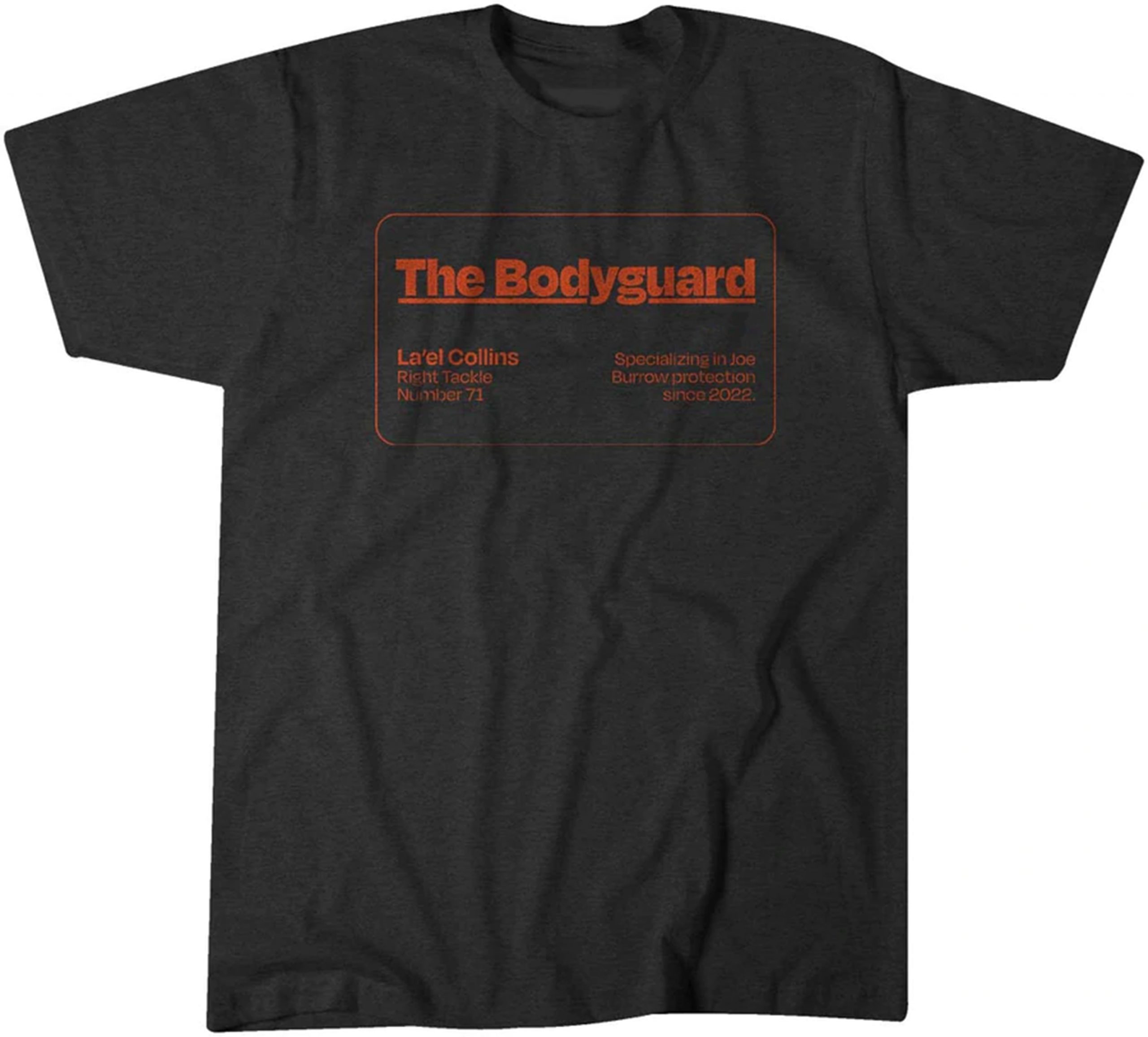 La'el Collins Burrow's Bodyguard 2022 Shirt
