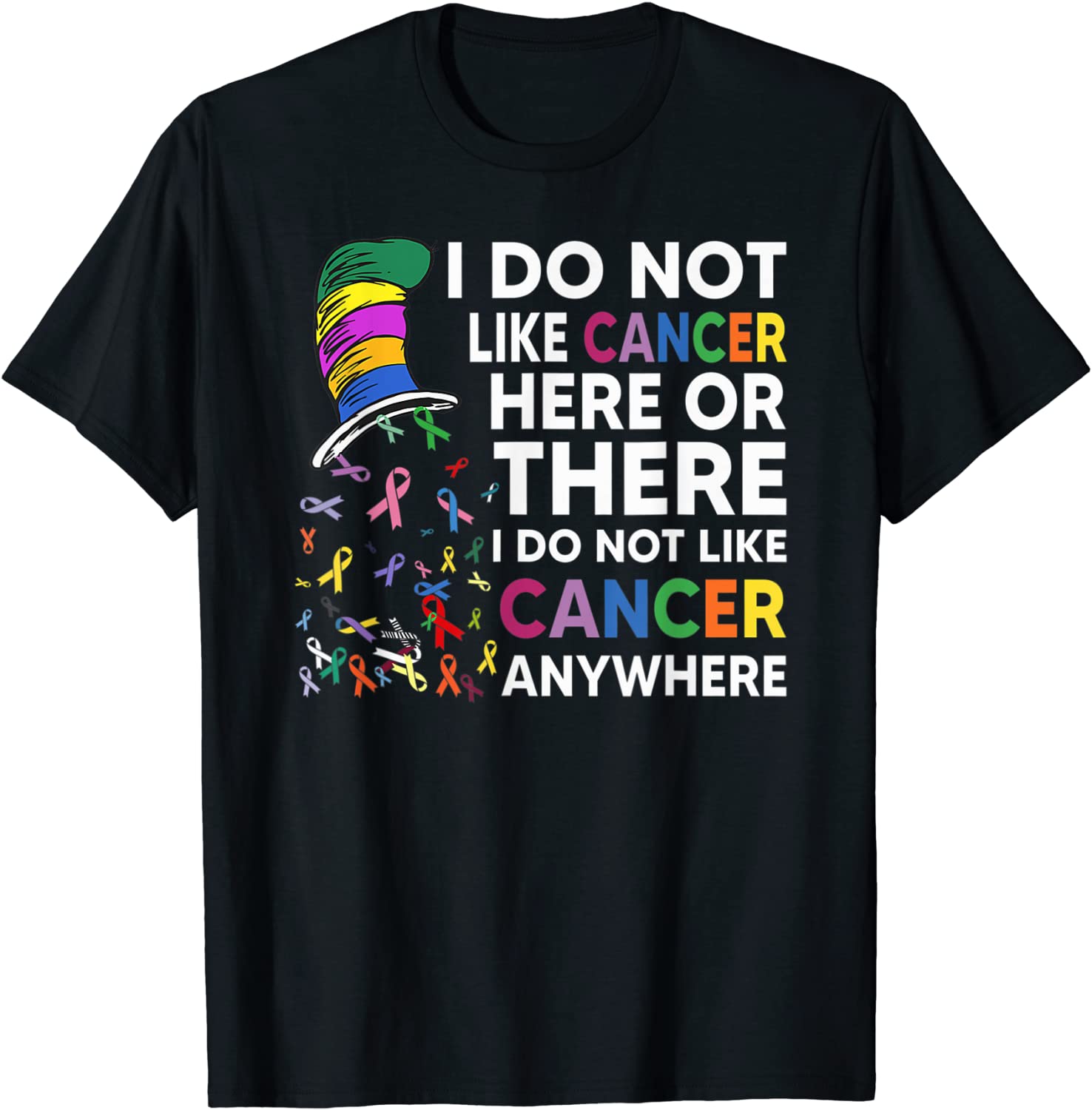 I Do Not Like Cancer Here Or There I Do Not Like Cancer 2022 Shirt