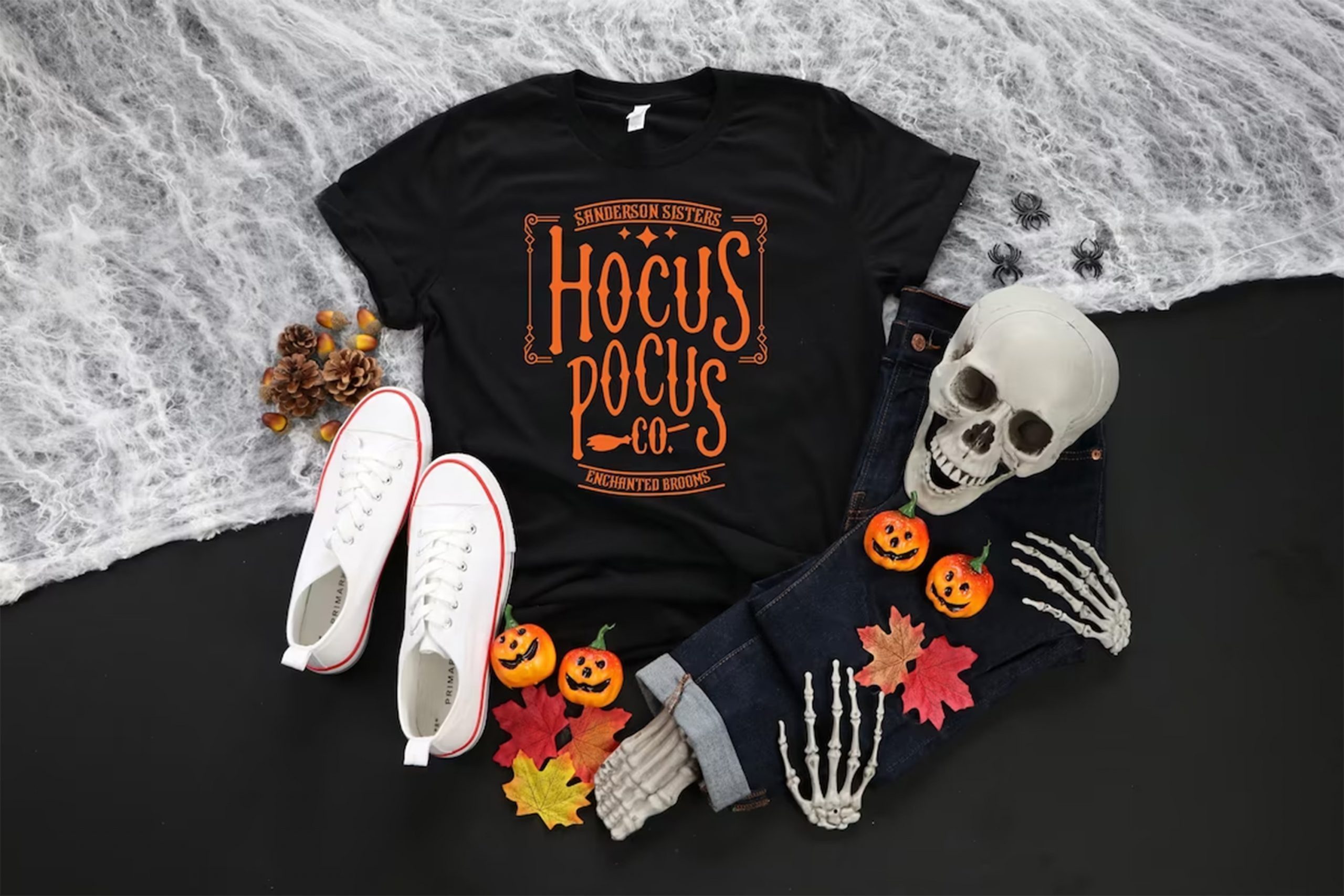 Hocus Pocus Orange Ink Halloween 2022 Shirt