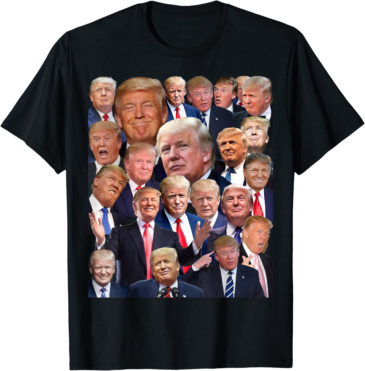 President Donald Trump Photo Collage Trump Classic Shirt