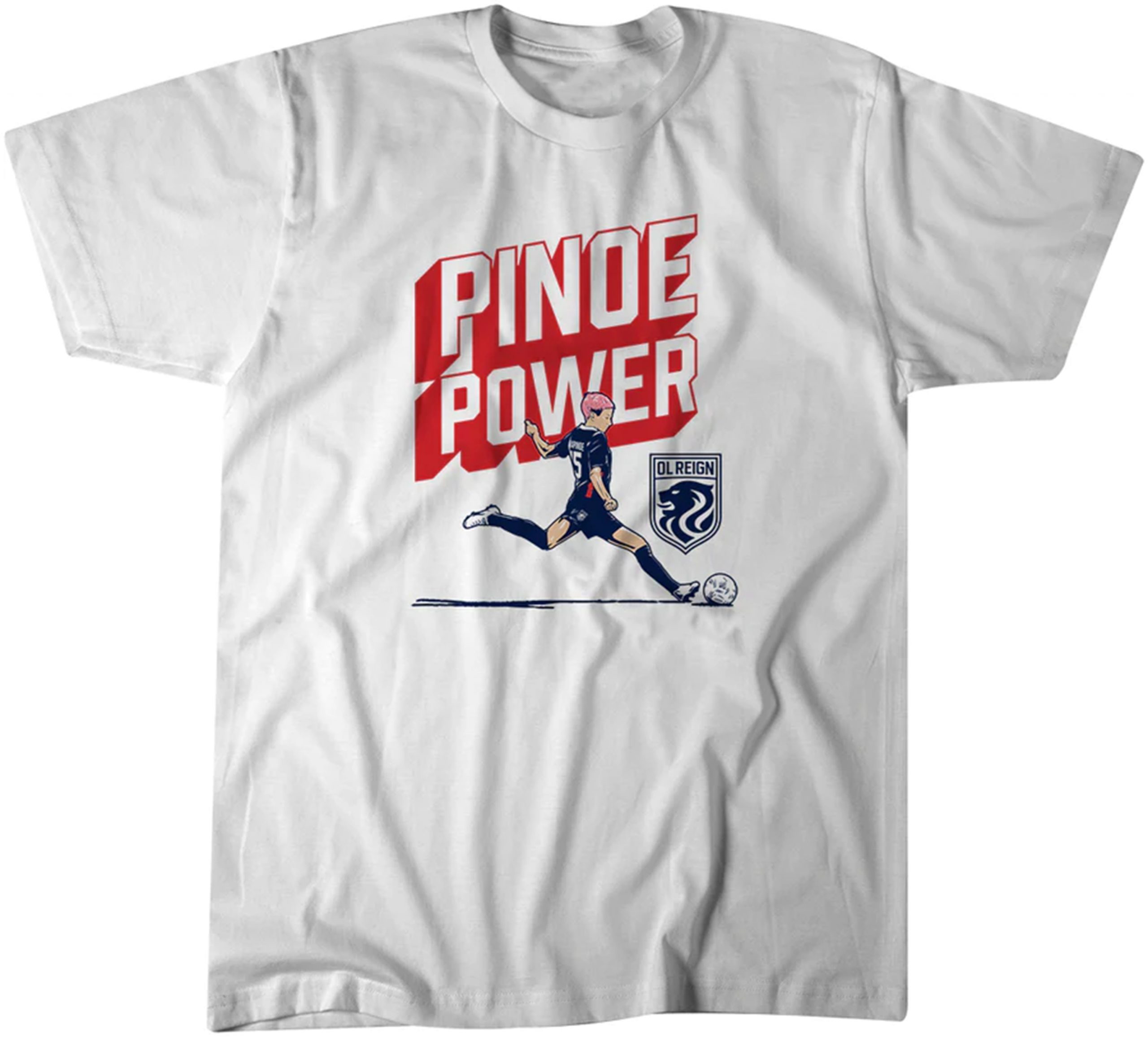 Megan Rapinoe Pinoe Power: OL Reign 2022 Shirt