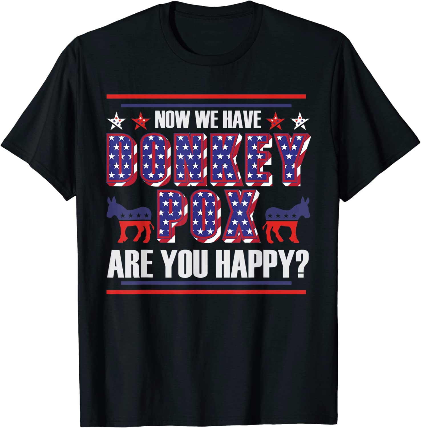 Now We Have Donkey Pox Are You Happy Trump 2024 Classic Shirt