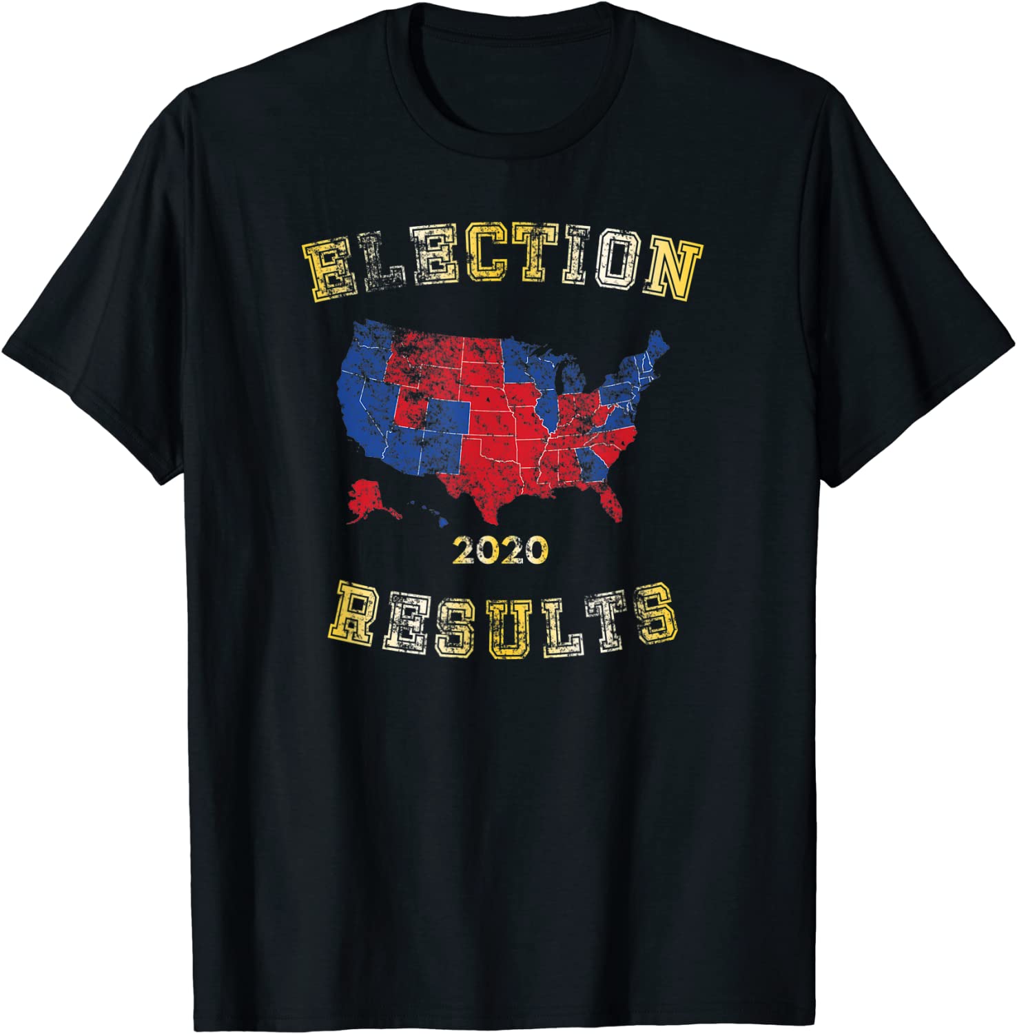 Election Results Map, 2020 2024 Election State Voting Retro Limited Shirt