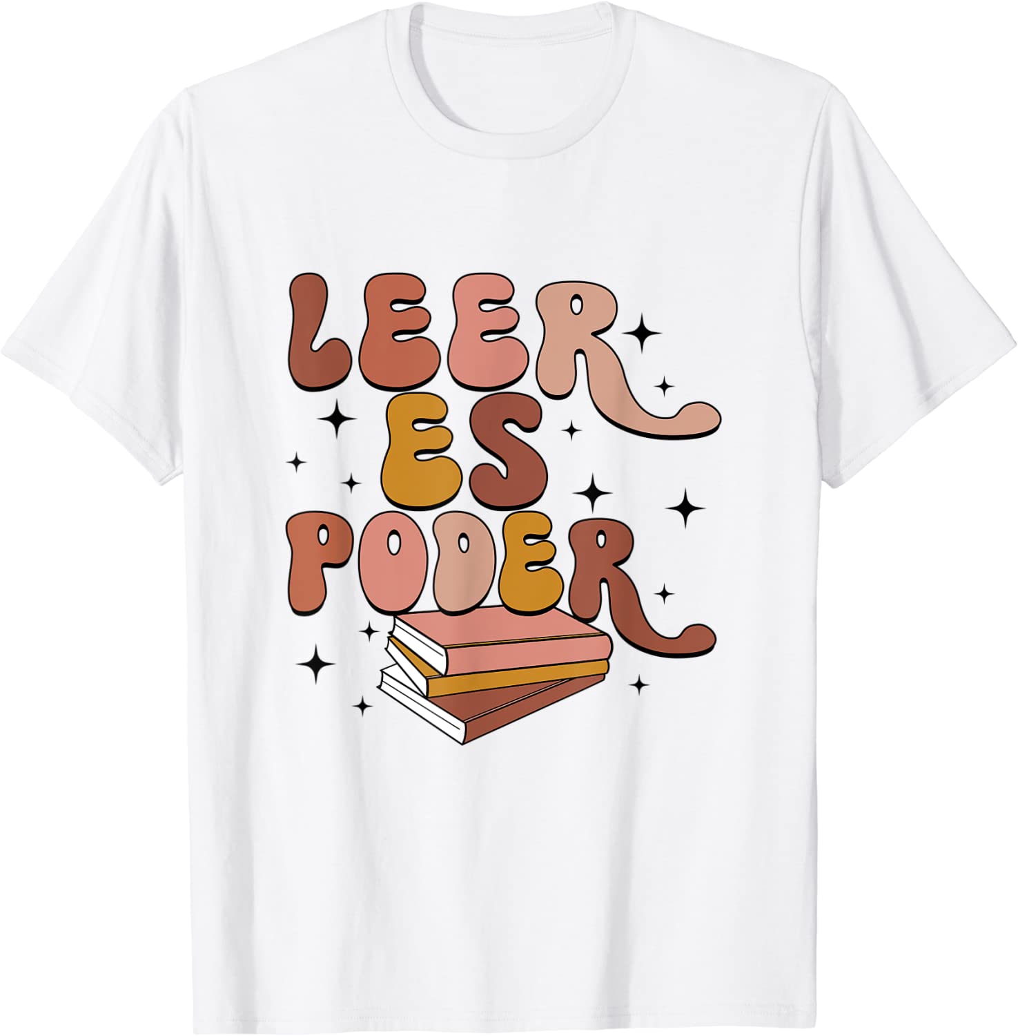 Leer Es Poder Groovy Spanish Teacher Bilingual Maestra 2022 Shirt