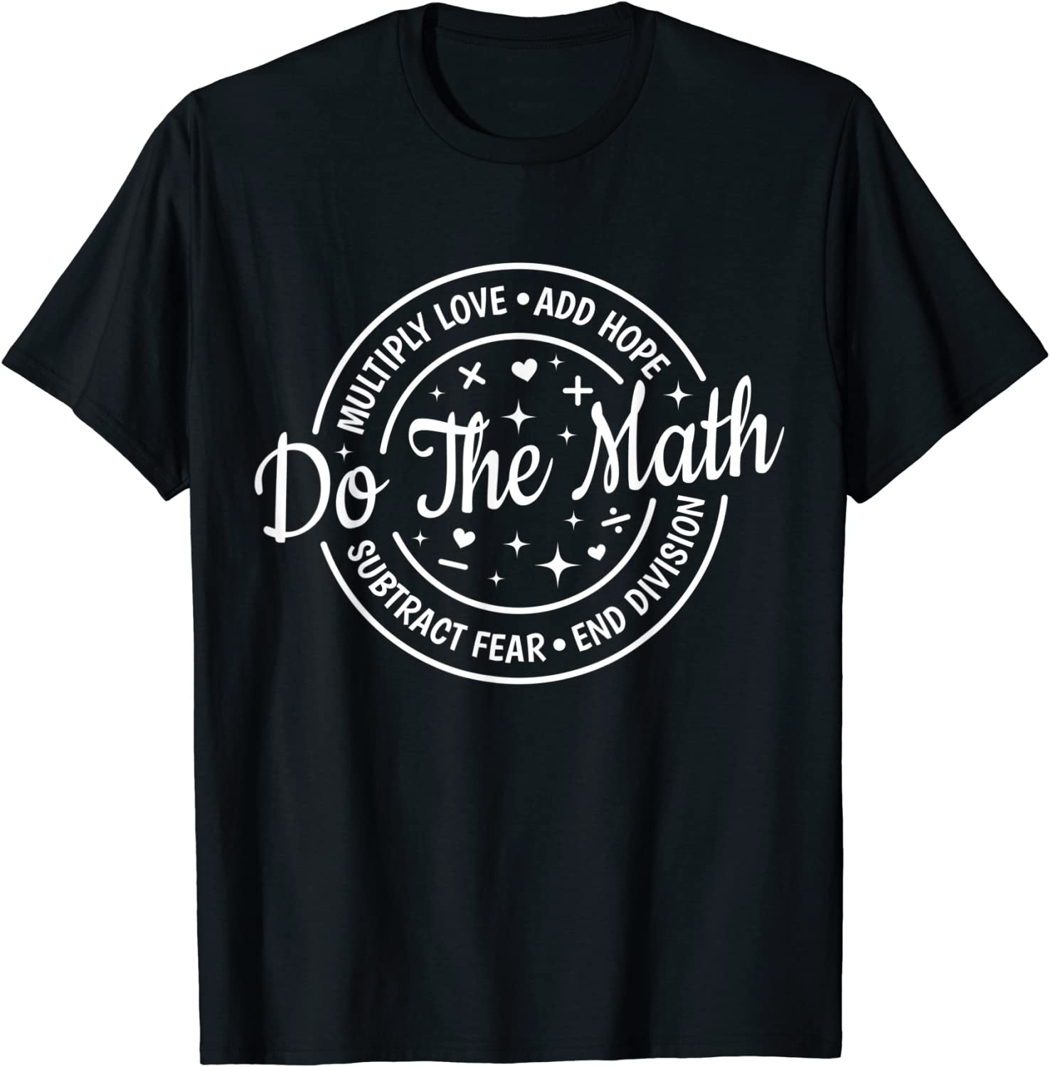 Do The Math motivational positive math 2022 Shirt