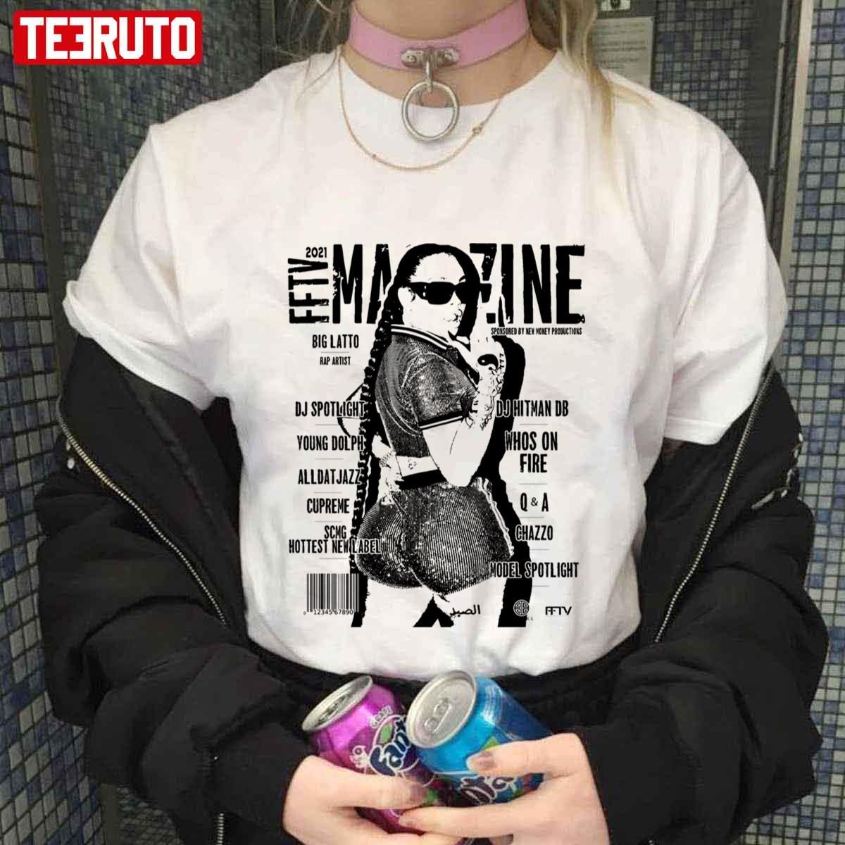 FFV Magazine Latto Rapper 2022 shirt