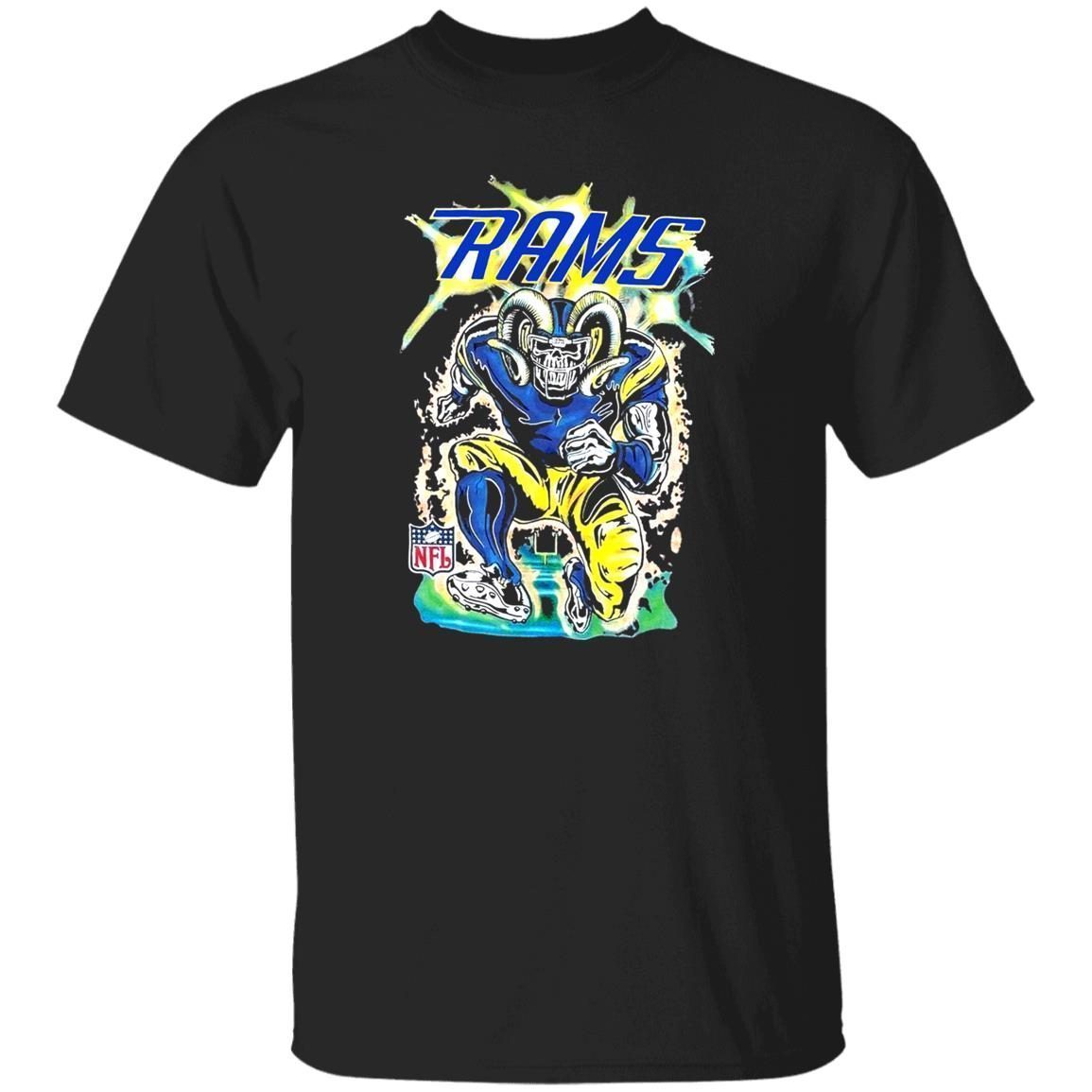 Los angeles rams vintage nfl los angeles rams skeleton 2022 shirt