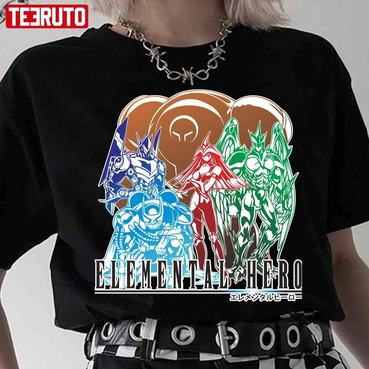 Elemental Hero In Final Fantasy Style 2022 Shirt