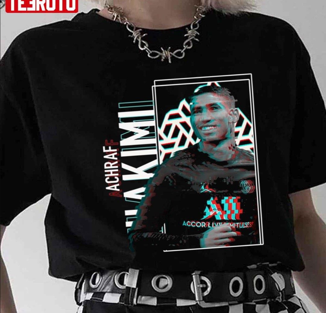 Achraf Hakimi Soccer Player Morocco Tee Shirt