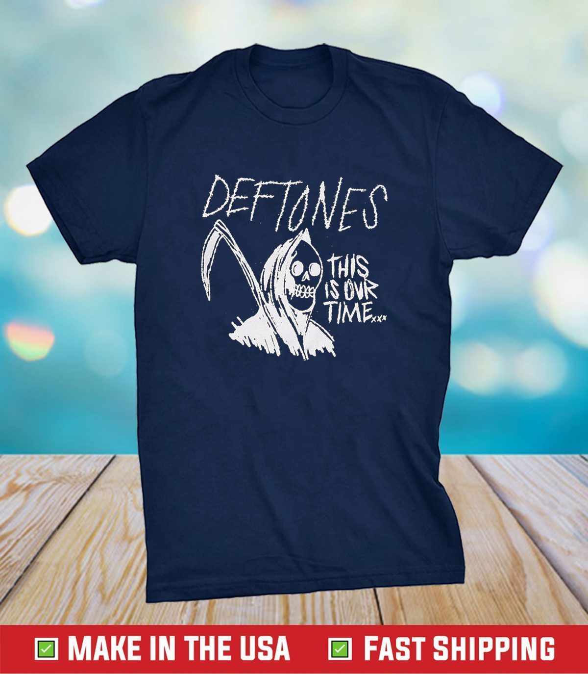 Deftones Reaper Black 2023 Shirt - TeeDucks