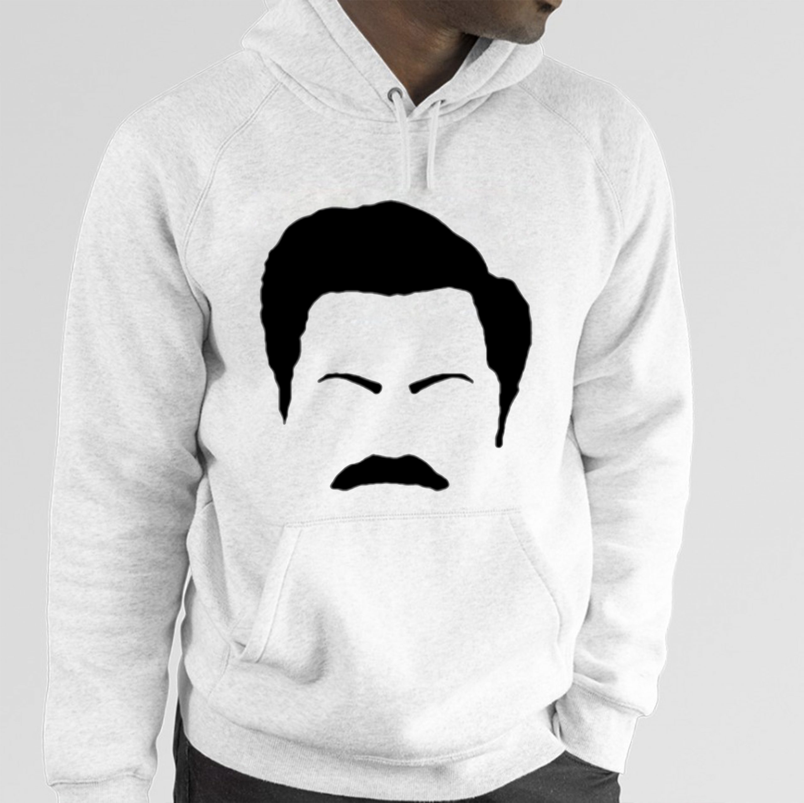 Ron Swanson Mustache Face 2023 Shirt - TeeDucks