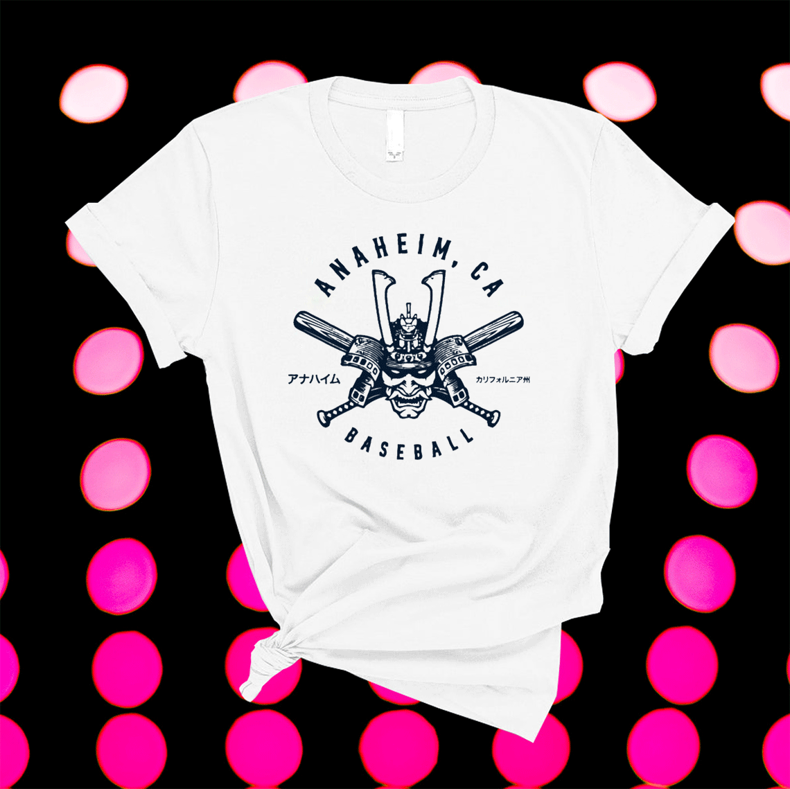 2023 Angels Kabuto Anaheim Samurai Helmet Shirt - TeeDucks