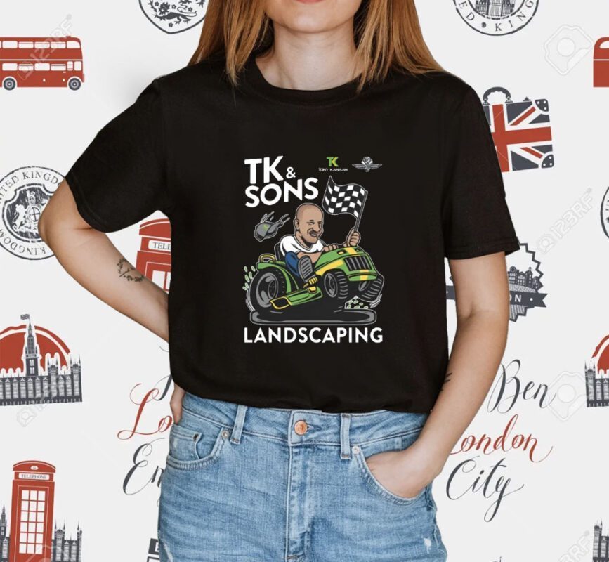 Tony Kanaan Tk & Sons Landscaping Shirt - TeeDucks