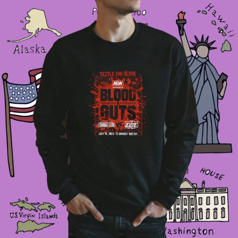 Aew Blood And Guts 2023 Event Shirt